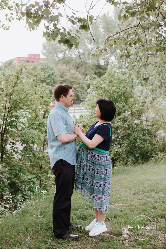 Caihui & Éric - Photos de maternité au Canal de Lachine