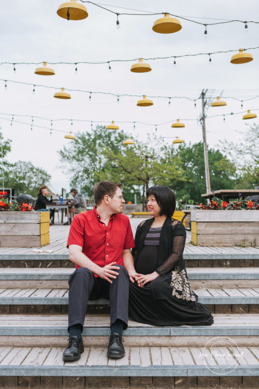 Caihui & Éric - Photos de maternité au Canal de Lachine